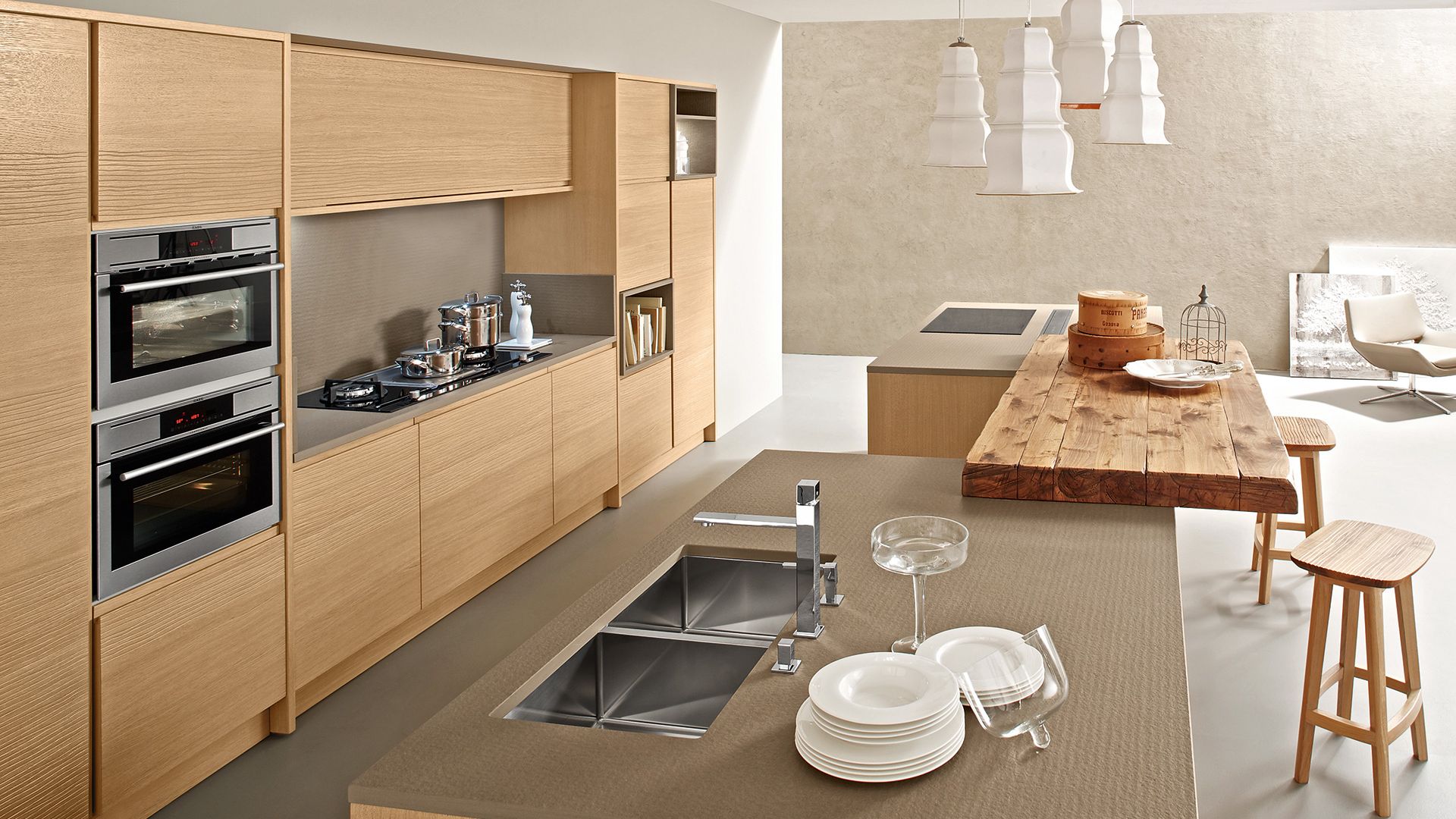 Кухня Bamax Corteccia Kitchen из Италии, купить итальянскую кухню Bamax ...